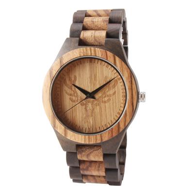 China Beautiful Gift Wwooden Quartz Watch Photo Minimalist Picture Lightweight for sale