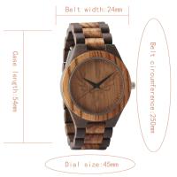 China Beautiful Gift Wwooden Quartz Watch Photo Minimalist Picture Lightweight for sale