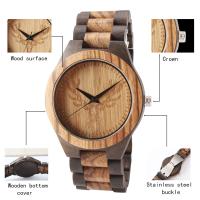 China Beautiful Gift Wwooden Quartz Watch Photo Minimalist Picture Lightweight for sale