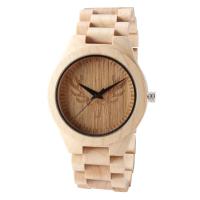 China Minimalist Simple Wooden Quartz Watch  Lightweight For Lovers Couple Men Women for sale