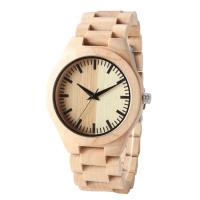 China Dial Japan Movement Wooden Quartz Watch , Original Wood Grain Watches For Gift for sale