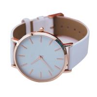 China Leather Strap Quartz Ladies Wrist Watches 3 5 10 ATM Stainless Steel Case Back for sale