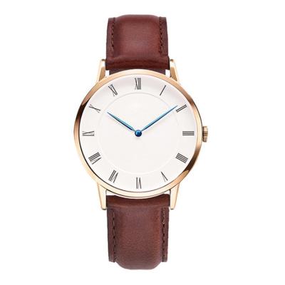 China 316L Stainless Steel Back Japan Quartz Watch Simple Design for sale
