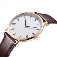 China 316L Stainless Steel Back Japan Quartz Watch Simple Design for sale