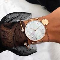 China GL20 Quartz Womens Fashion Watch with Stainless steel mesh strap for sale