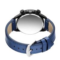 China 3ATM Leather Strap Quartz Watch Miyota Quartz Big Dial Wrist Watch For Men for sale