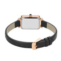 China Rectangle Custom Design Fashion Ladies Watch Rose Gold Plating for sale