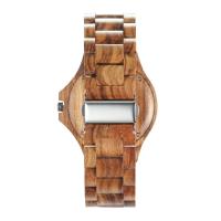 China 3ATM Waterproof VD53 Movement Wooden Quartz Watch for sale