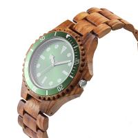 China 3ATM Waterproof VD53 Movement Wooden Quartz Watch for sale