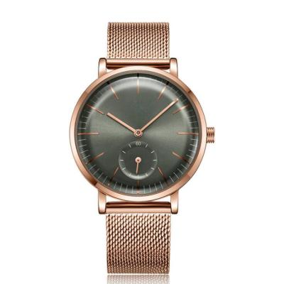 China 3ATM Waterproof SS316L Case Mesh Strap Watch  IP Plating Color for sale