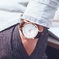 China RHOS PU Leather 3ATM Alloy Quartz Watch For Ladies for sale
