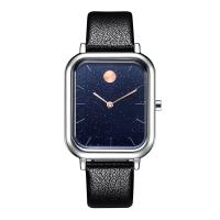 China Alloy case watches unisex quartz watch leather strap brand your logo for sale