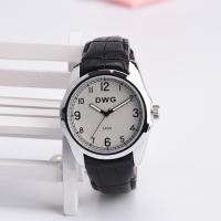 China Quartz Waterproof 3ATM DWG Minimalist Leather Watch for sale