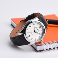China Quartz Waterproof 3ATM DWG Minimalist Leather Watch for sale