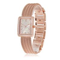 China IP plating 3ATM Waterproof Square Quartz Watch BSCI for sale