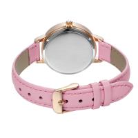 China Colorful MOP Leather Strap Quartz Watch Flower Dial Minimalist Swiss Watch for sale