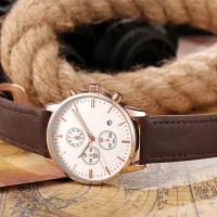 China Japan Quartz Movement Men's Business Casual Watches Water Resist 3 ATM for sale