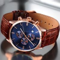 China Japan Quartz Movement Men's Business Casual Watches Water Resist 3 ATM for sale