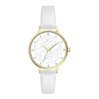 China Luxury Leather Strap Diamond Women Quartz Watches Water Resistant 3 ATM for sale
