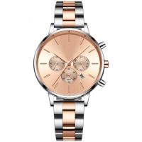 China Sport Alloy Quartz Watch Ladies Steel Solid Band Minimalist Waterproof Watch for sale