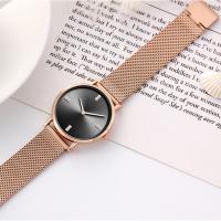 China Womens Fashion Watch Rose Gold Stainless Steel Quartz Watch for sale