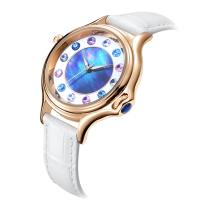 China Mother Of Peral Shell Face Alloy Quartz Watch 30 Meter Water Resistant Watch for sale