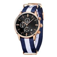 China Chronograph Function Mens Quartz Watch With NATO Strap 5 Atm Waterproof for sale