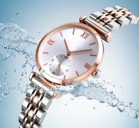 China OEM Zinc Alloy Quartz Watch Lady 5 Atm Water Resistant Watch for sale
