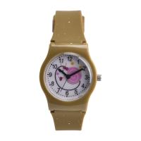 China Minimalist Slim Band PU Plastic Children Watch Japan SEIKO Quartz Movement for sale