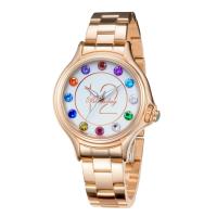 China Fashion Women Alloy Ladies Quartz Watches Luxury Rose Gold Waterproof for sale