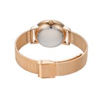 China Czech Stone Insert Alloy japan quartz watch IP Rose Gold Stainless Steel Strap for sale