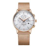 China Curved Mineral Glass 316L Quartz Stainless Steel Watch Japan Movement for sale