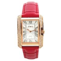 China Square 30M Leather Strap Quartz Watch Minimalist Waterproof Watch for sale
