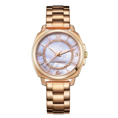 China IP Rose Gold Japan 2035 Quartz Women Stainless Steel Watch 3 ATM for sale