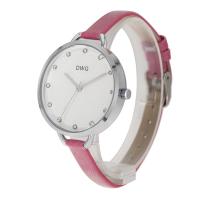 China Classic Alloy Women Vintage Quartz Watches PU Slim Leather Strap for sale