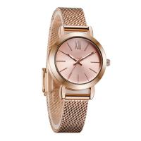 China Bracelet Mesh Band Ladies Alloy Quartz Watch Waterproof Minimalist Watches for sale