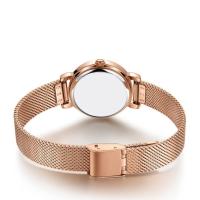 China Bracelet Mesh Band Ladies Alloy Quartz Watch Waterproof Minimalist Watches for sale
