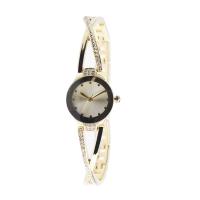 China Japan Movt Alloy Quartz Lady Wrist Watch Stainless Steel Back Water Resistant for sale
