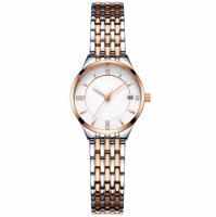 China ODM Ladies Zinc Alloy Quartz Watch Stainless Steel Solid Band for sale