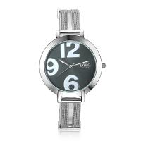 China Japan Quartz PC21 Water Resistant Wrist Watch 3ATM IP Silver Case for sale