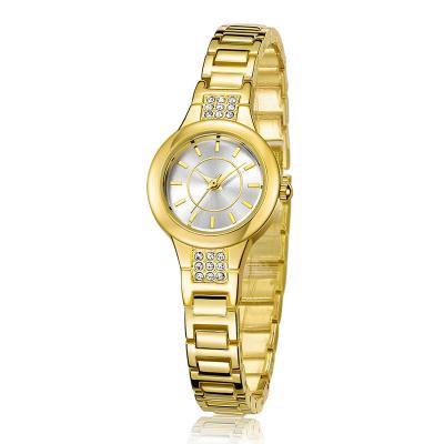 China 3ATM Waterproof Ladies Quartz Watch OEM Minimalist Gold Watch for sale