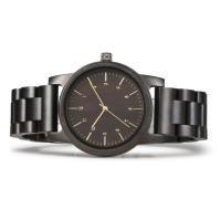 China Waterproof Wooden Quartz Watch Oem Logo Handmade Round Case Shape for sale