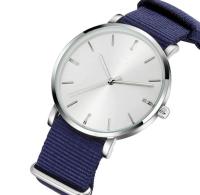 China Nato Strap Womens Fashion Watch 3atm Waterproof Quartz Movement for sale
