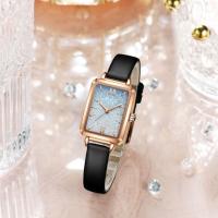 China Square Case Alloy Women Watches Mesh Strap 7.2mm Thickness for sale