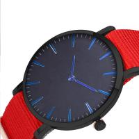 China 38mm Case Stainless Steel Watches Unisex Nylon Strap GL33 Movement for sale