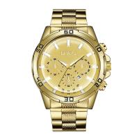China Chronograph Mens Quartz Watch SS Strap 42mm Case Calendar Wrist Watch for sale