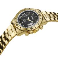 China Chronograph Mens Quartz Watch SS Strap 42mm Case Calendar Wrist Watch for sale