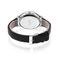 China PVD Plated Leather Strap Quartz Watch 3ATM Minimalist Mens Wrist Watch for sale