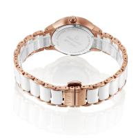 China MOP Dial Quartz Stainless Steel Watch 5ATM Waterproof Metal Premium for sale