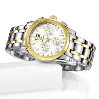 China 5ATM Waterproof Quartz Wrist Watch SS Buckle BSCI For 24 Hours Display for sale